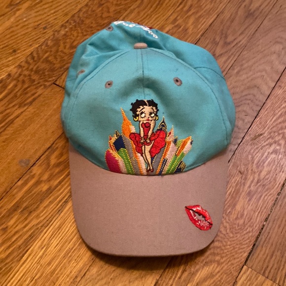 Accessories | Vintage Sugar Loaf Betty Boop Embroidered Hat Cap | Poshmark